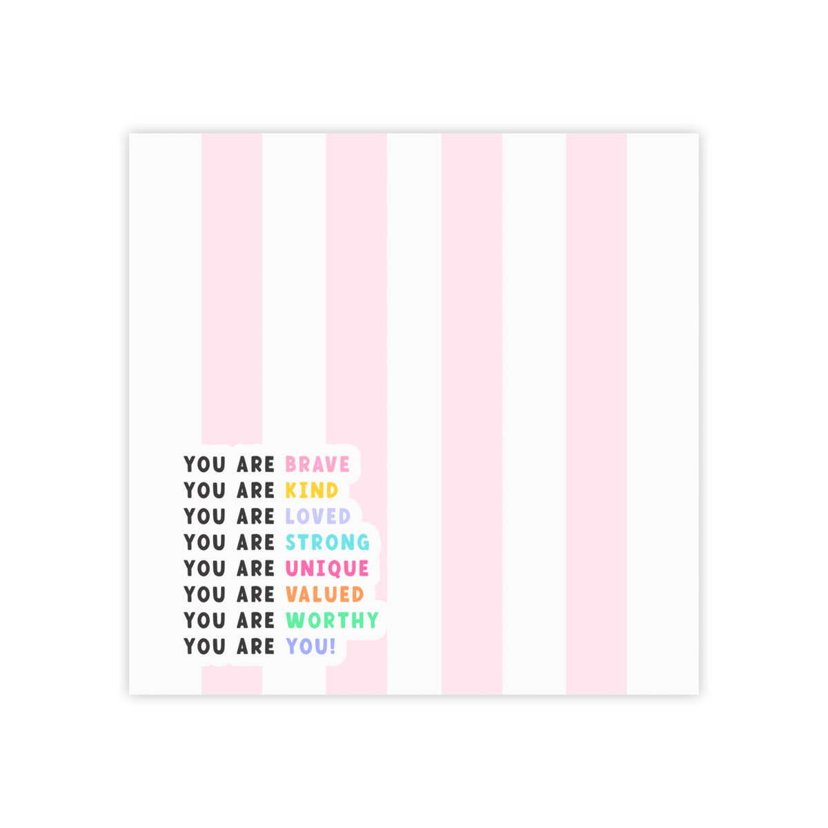 Positive Affirmations Sticky Note Pads – Knotties Headbands